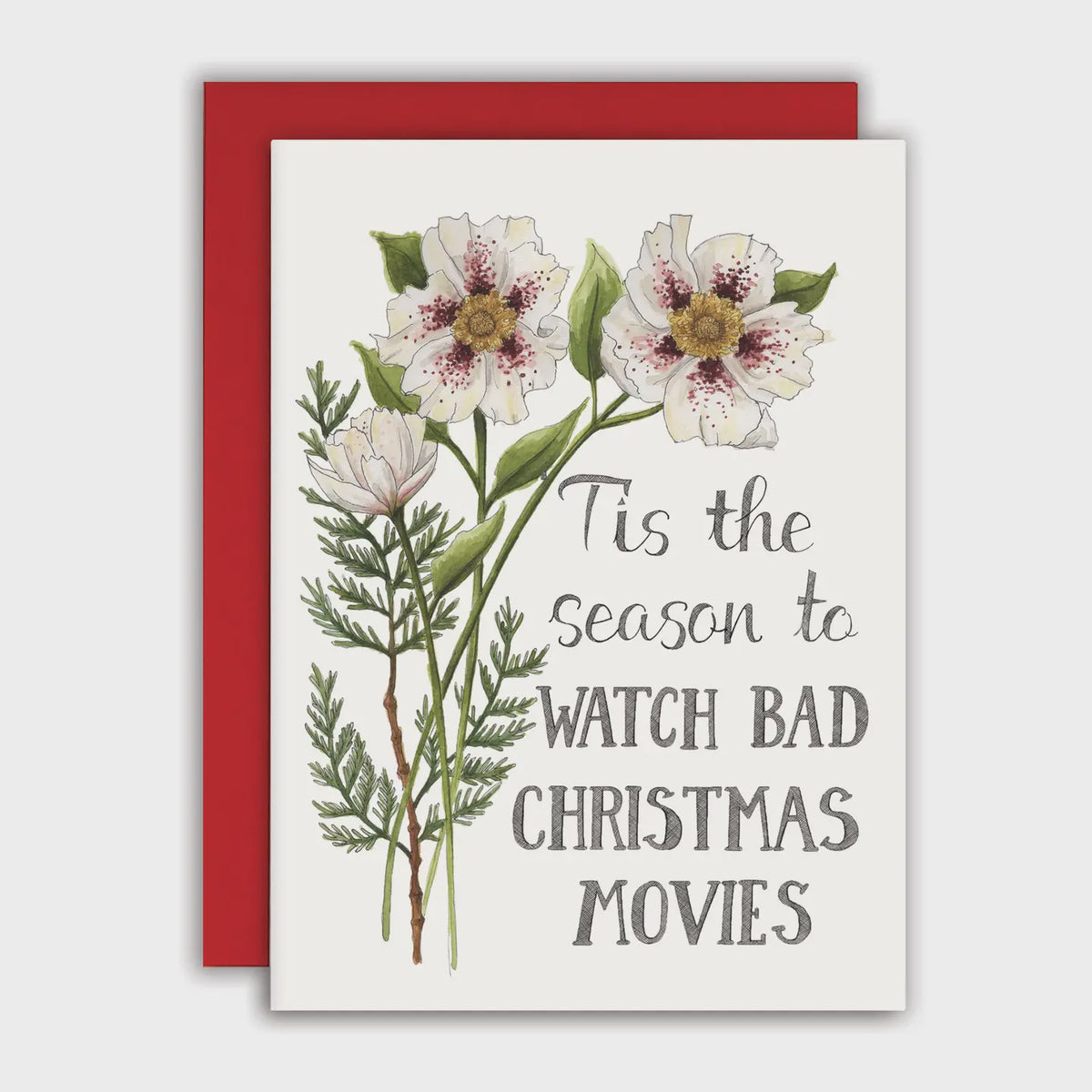 Season To Watch Bad Christmas Movies Card – Dep de Vie