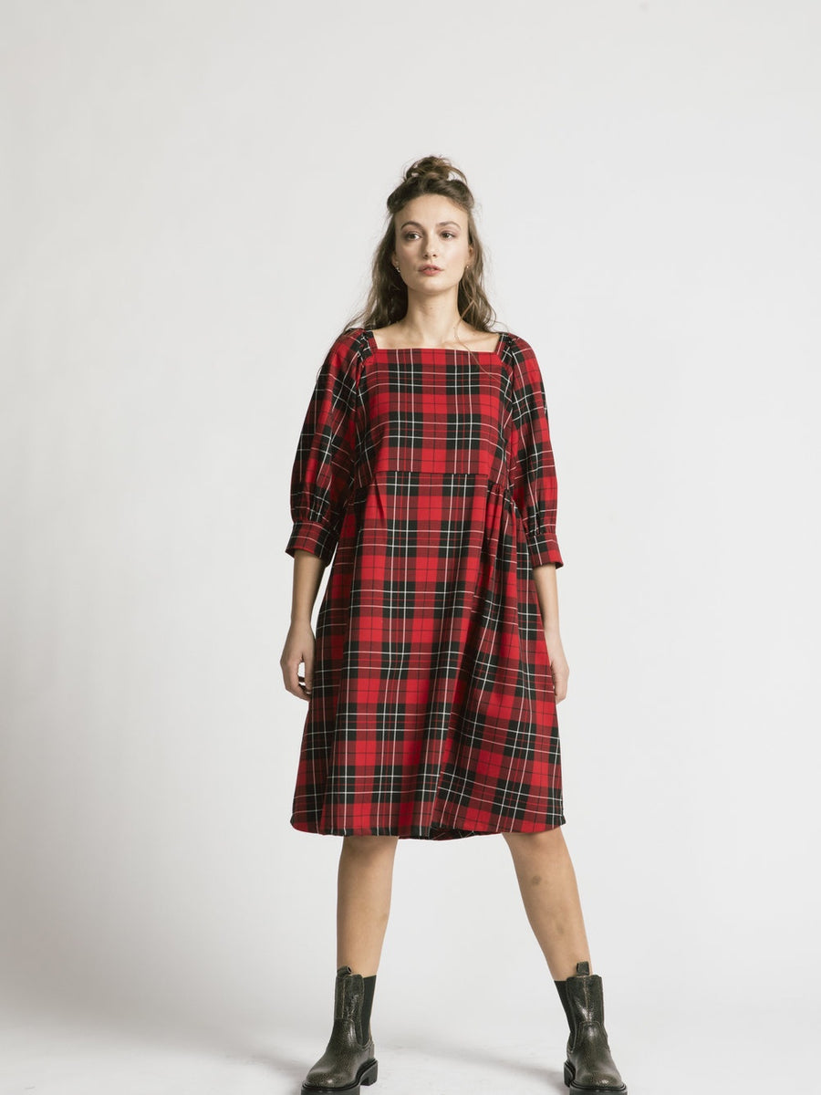 Notebook Dress - Plaid – Dep de Vie